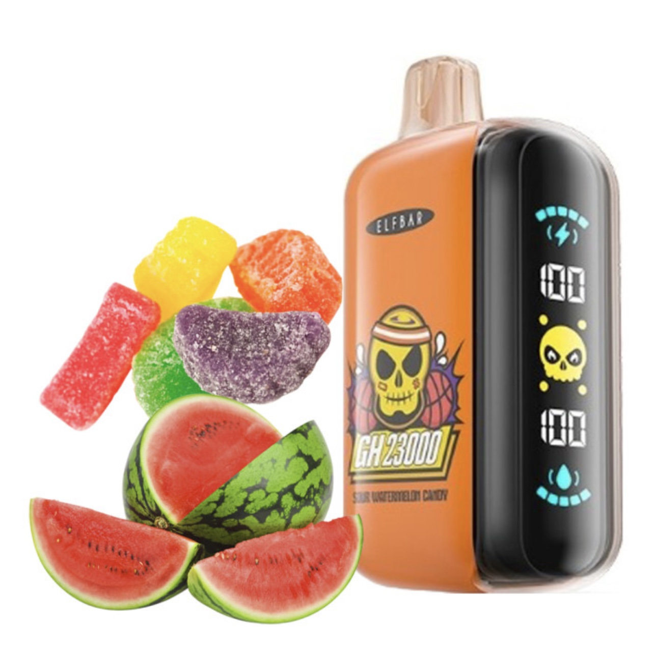 ELF BAR GH 23000 Sour Watermelon Candy (Кислі Кавунові Цукерки)